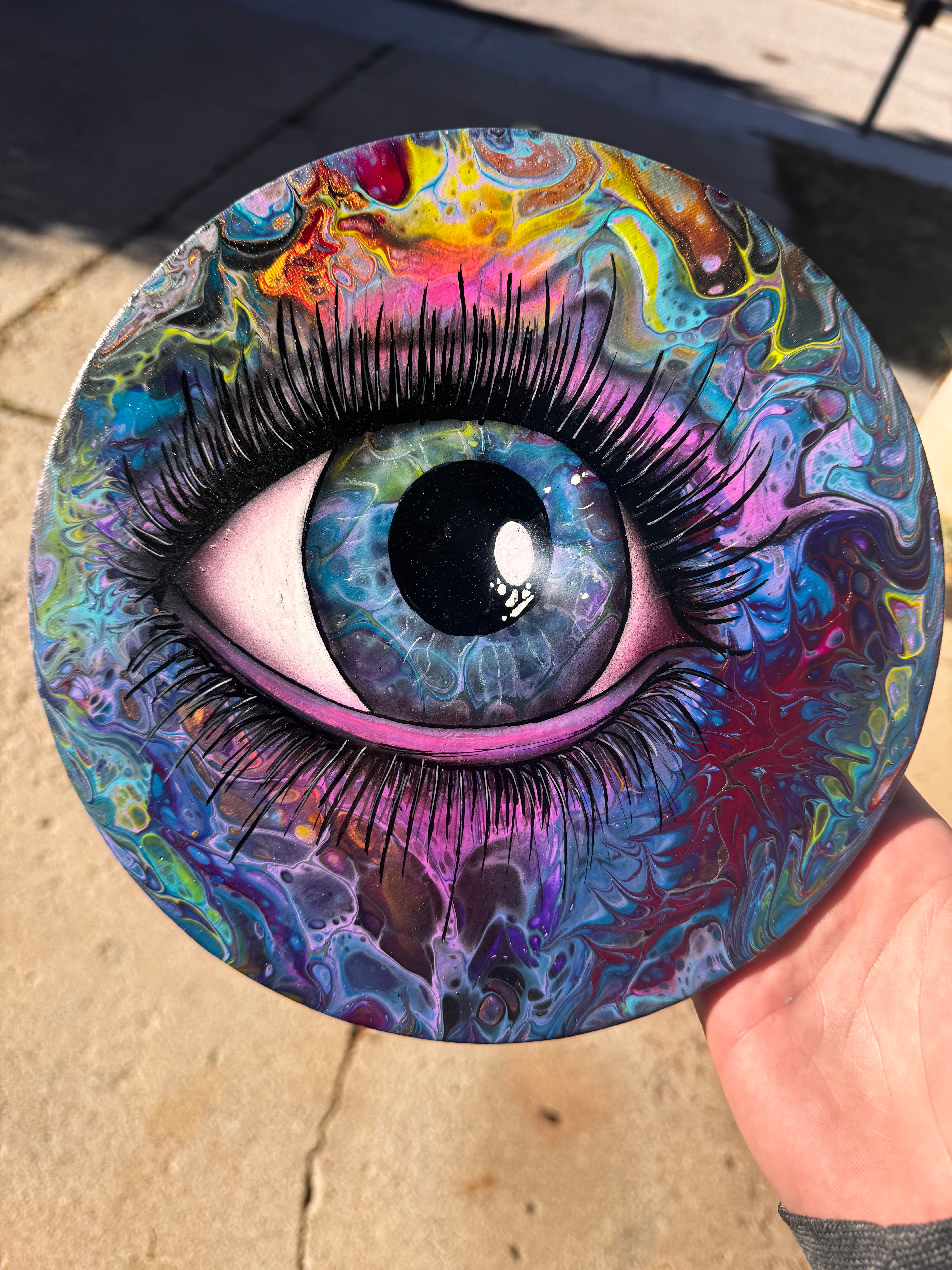 Eye canvas collab – Visual Fiber